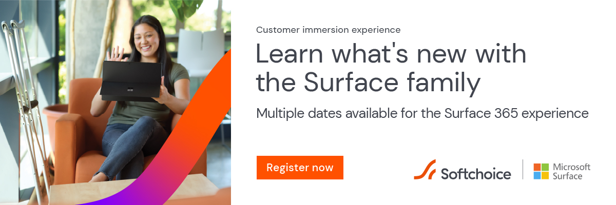 Softchoice | Surface Immersion Workshops